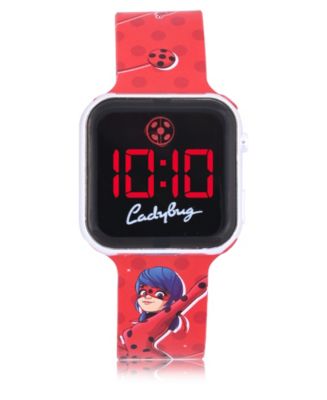Miraculous Children's Led Touchscreen Red Silicone Strap Watch 34mm ...