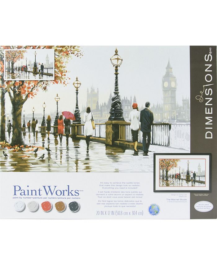 Paint Works Paint By Number Kit-Thames View - Macy's