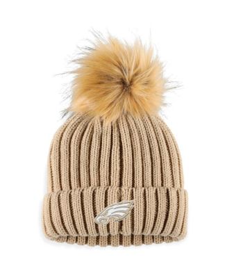 Women's WEAR by Erin Andrews Tan Philadelphia Eagles Neutral Cuffed ...