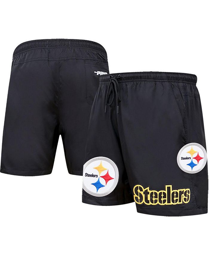 Pro Standard Men's Black Pittsburgh Steelers Woven Shorts - Macy's