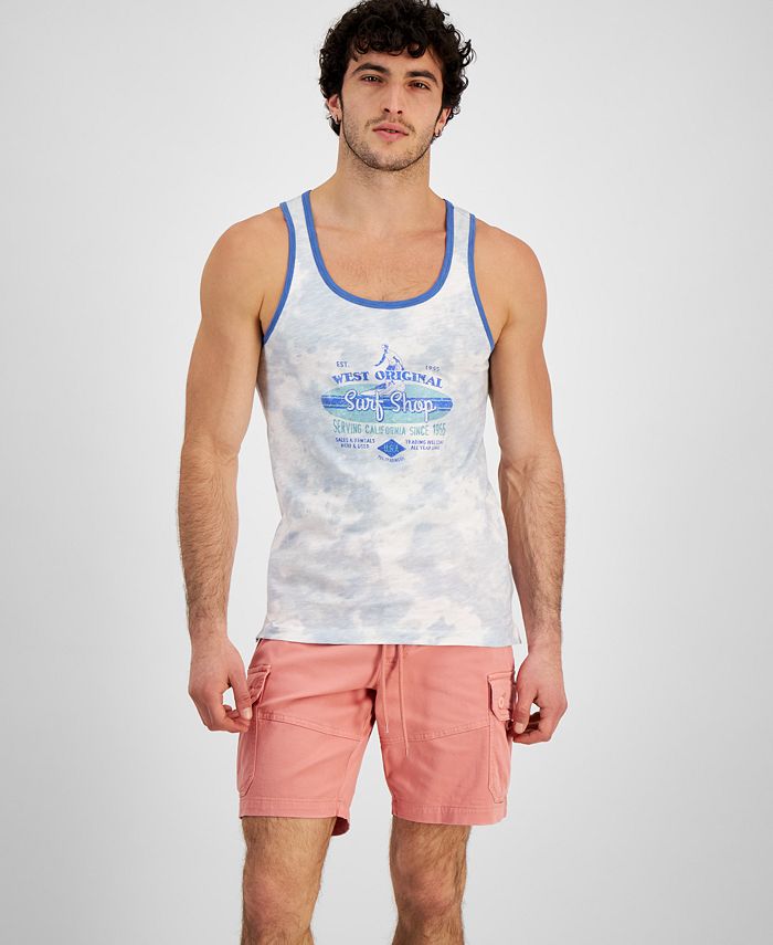 Sun + Stone Men's Surf Shop Regular-Fit Graphic Tank, Created for Macy ...