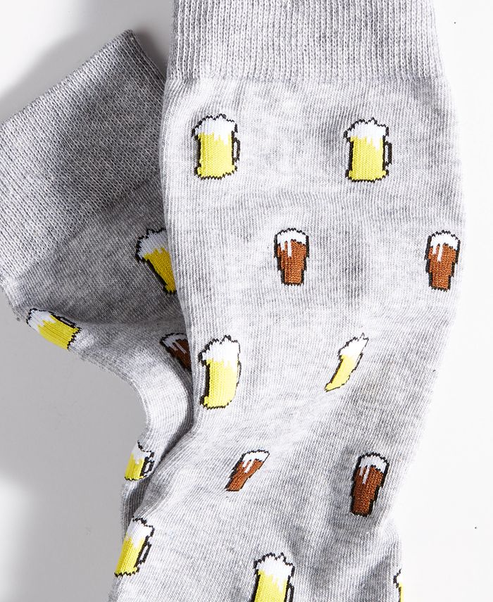 Club Room Men's Beer Crew Socks, Created for Macy's - Macy's