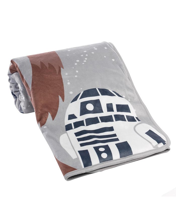 Lambs & Ivy Star Wars Rebels R2D2/C-3PO/Chewbacca Soft Faux Shearling ...