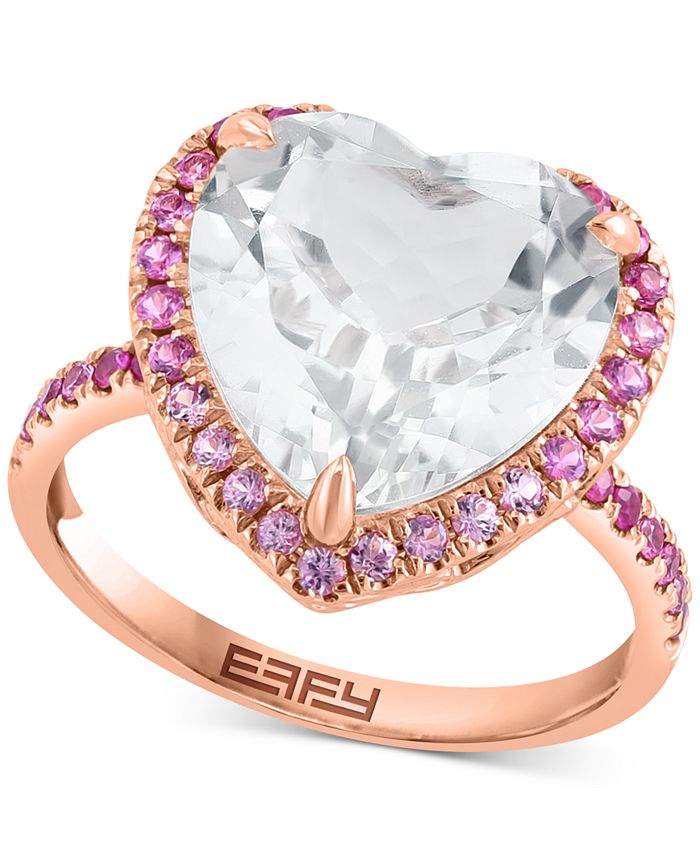 EFFY Collection EFFY® White Topaz (7-1/2 ct. t.w.) & Pink Sapphire (1/2 ...
