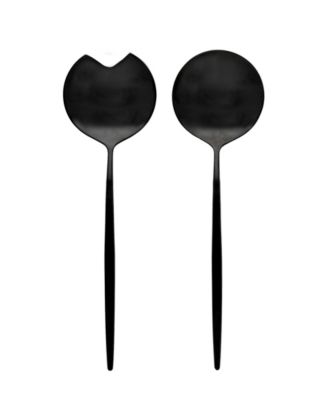 Cambridge Silversmiths Gaze Black Satin 18/10 Stainless Steel Hostess ...