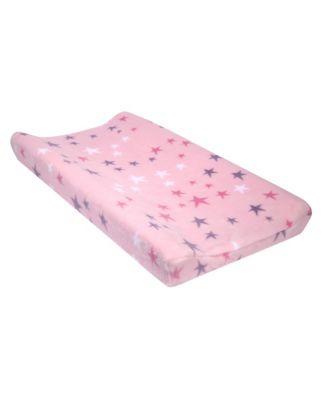Bedtime Originals Rainbow Unicorn Pink/Purple/White Stars Changing Pad ...