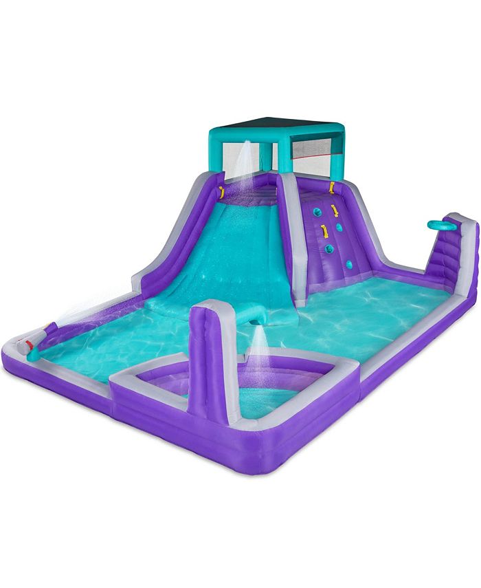 Sunny & Fun Inflatable Water Slide & Blow up Pool, Kids Water Park - Macy's