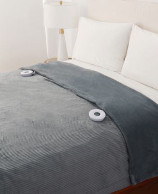 Berkshire Corduroy Striped Texture Electric Blanket, Queen - Macy's