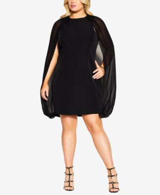 City Chic Trendy Plus Size Imogen Mini Dress - Macy's