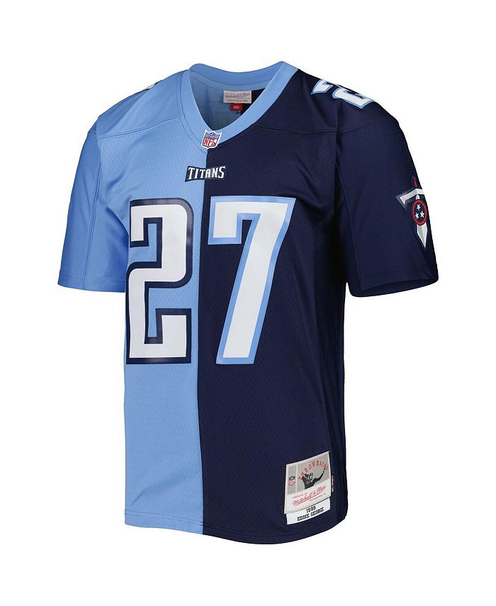 Mitchell & Ness Men's Eddie George Navy, Light Blue Tennessee Titans ...