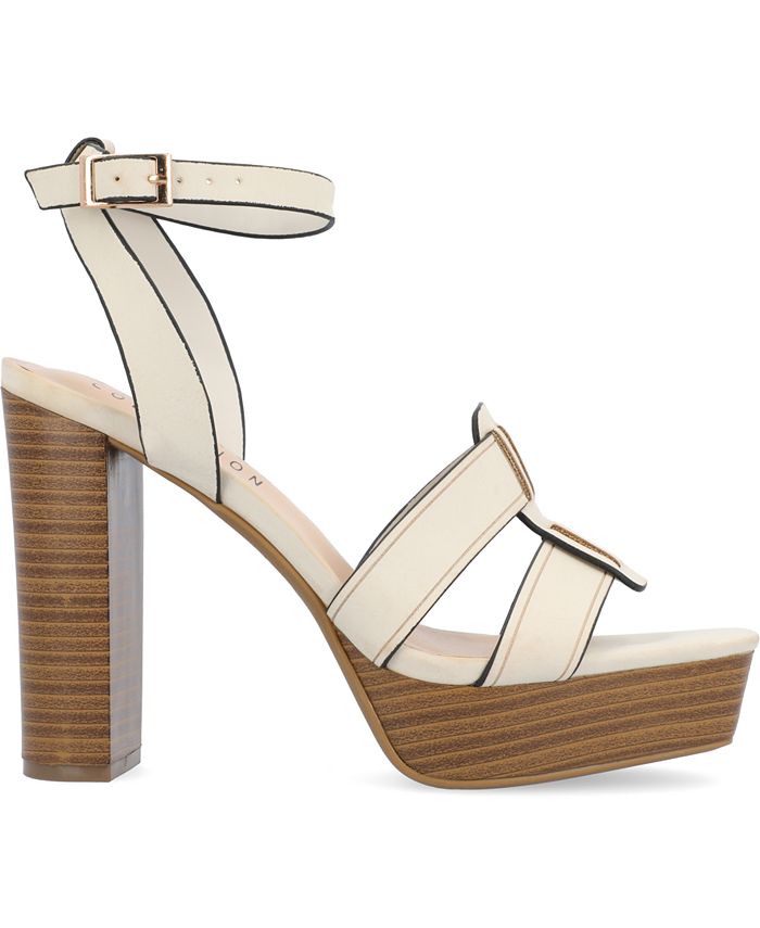 Journee Collection Women's Mandilyn Platform Sandals - Macy's