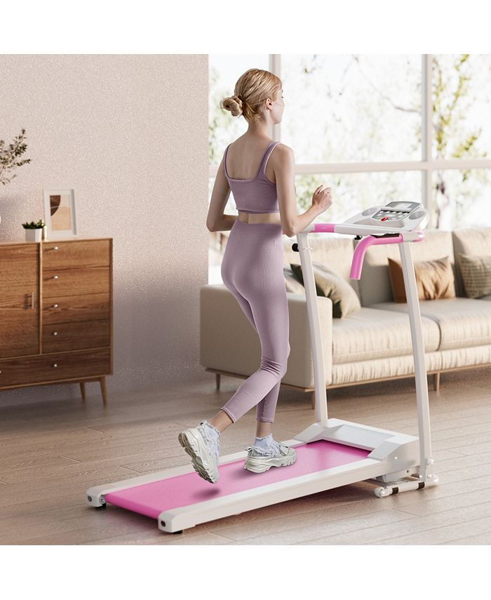 Costway 800W Folding Treadmill Electric /Support Motorized Power - Macy's