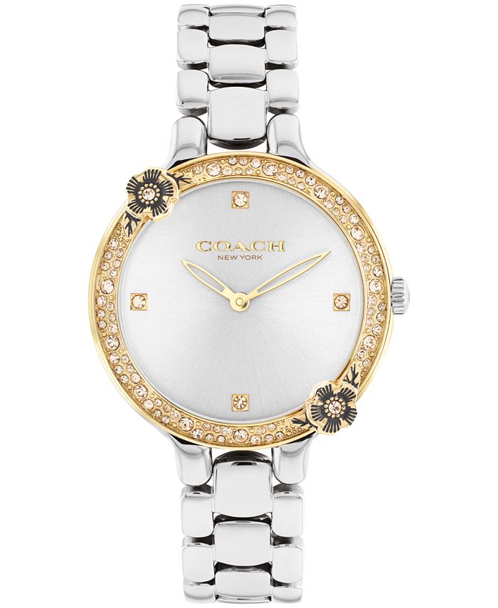 COACH Women's Chelsea Quartz Two-Tone Stainless Steel Bracelet Watch ...