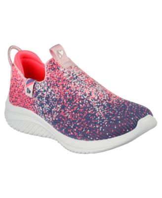 Skechers Little Girls Ultra Flex 3.0 - Splendid Spots Casual Sneakers ...