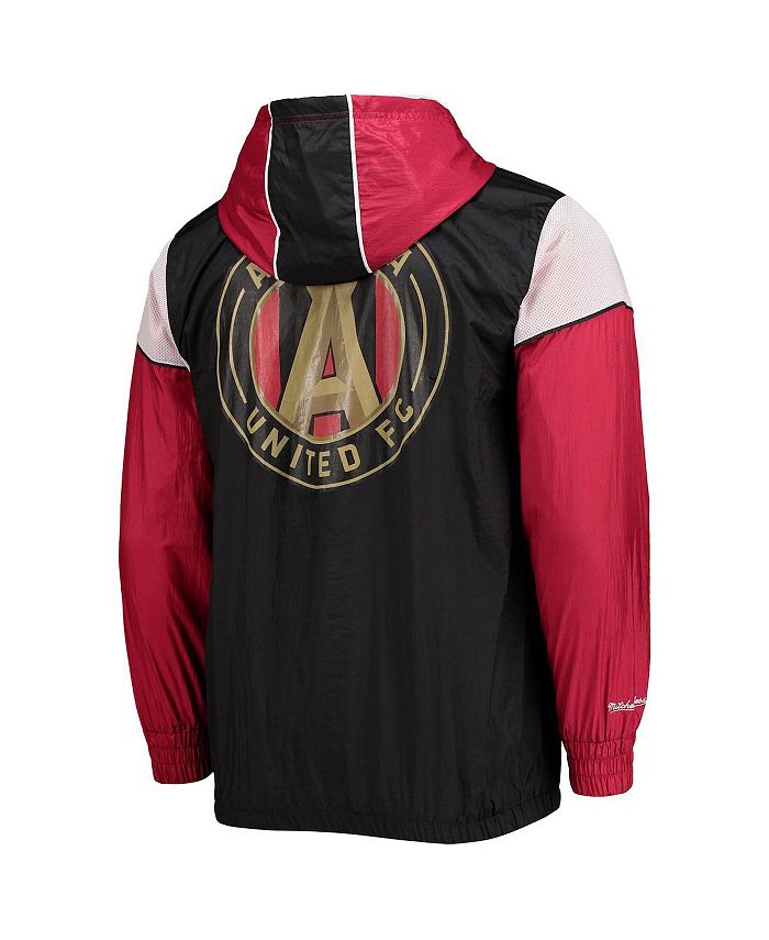 Mitchell & Ness Men's Black Atlanta United Fc Highlight Reel Half-Zip ...