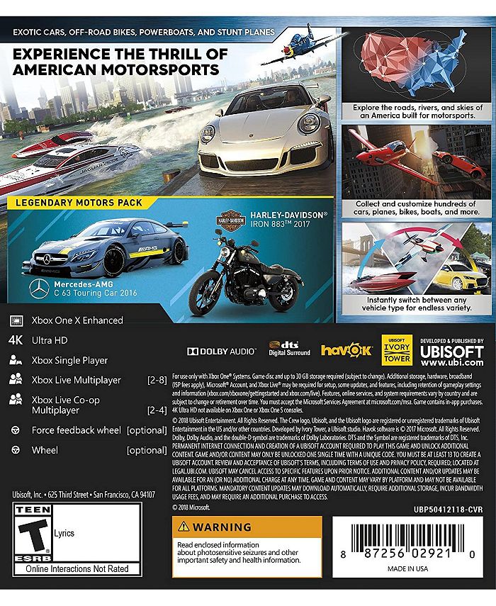 Ubisoft The Crew 2 - Xbox One - Macy's