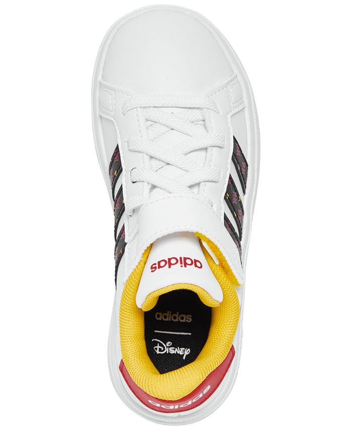 adidas Little Kids Originals Disney Mickey Mouse Grand Court Adjustable ...