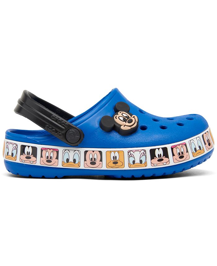Crocs Toddler Kids Fun Lab Disney Mickey Mouse Band Clogs from Finish ...