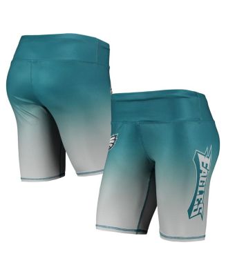Women's FOCO Midnight Green Philadelphia Eagles Gradient Biker Shorts ...
