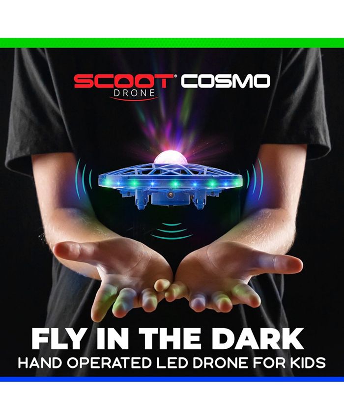 Force1 Scoot Cosmo LED Hand Operated Drone for Kids or Adults - Blue - Macy's