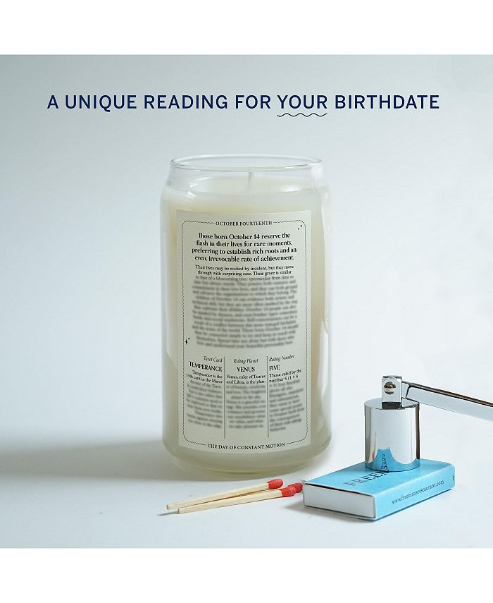 Birthdate Candles The October Fourteenth Candle - Macy's