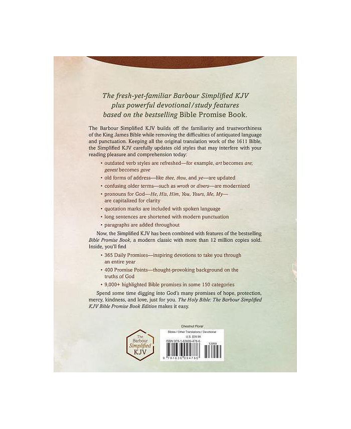 Barnes & Noble The Holy Bible: The Barbour Simplified Kjv Bible Promise ...