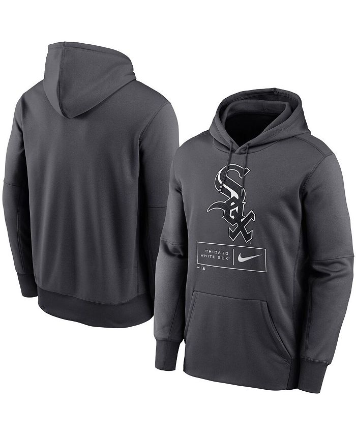 Nike Men's Anthracite Chicago White Sox Season Pattern Pullover Hoodie ...