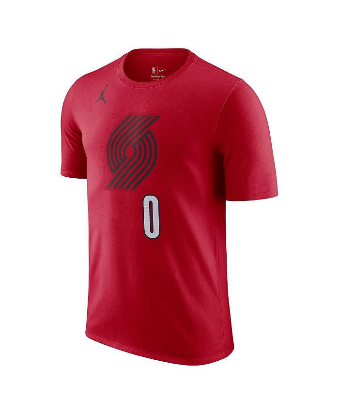 Jordan Men's Damian Lillard Red Portland Trail Blazers 2022/23 ...