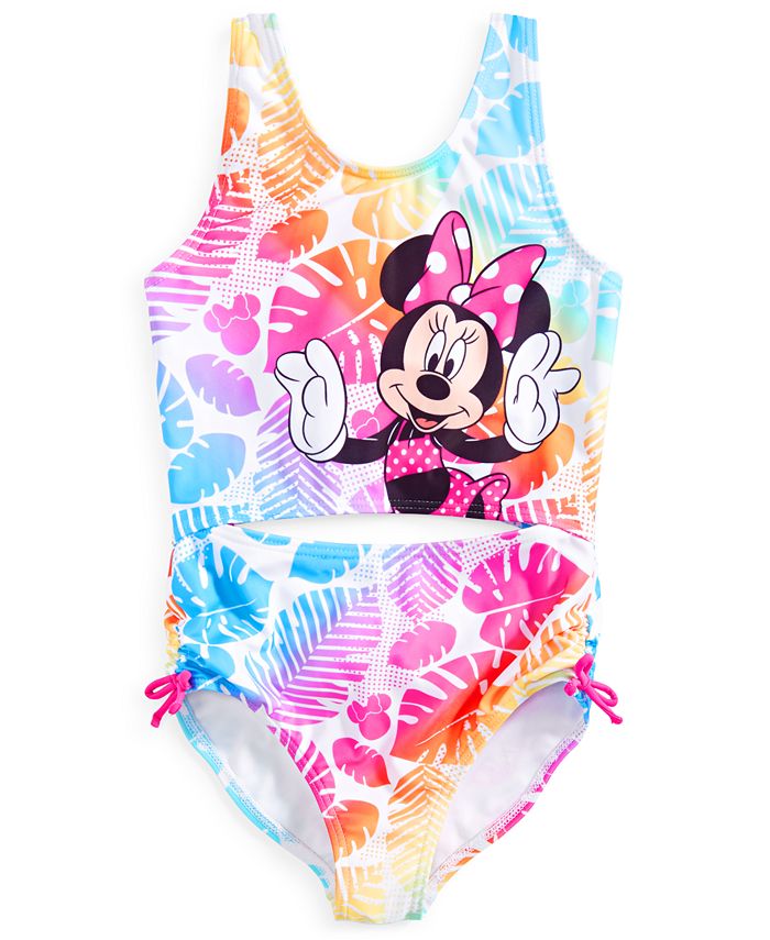 Dreamwave Little Girls Minnie Mouse One-Piece Swimsuit - Macy's