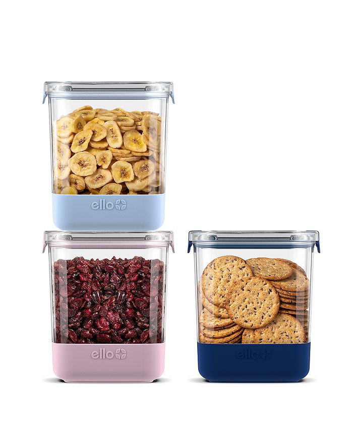 Ello Plastic Canister Set, 6 Piece - Macy's