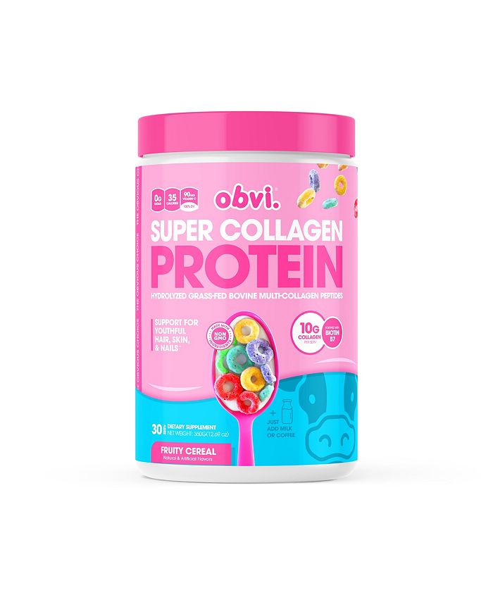 Obvi Super Collagen | Grass-Fed Bovine Multi-Collagen Protein Powder ...