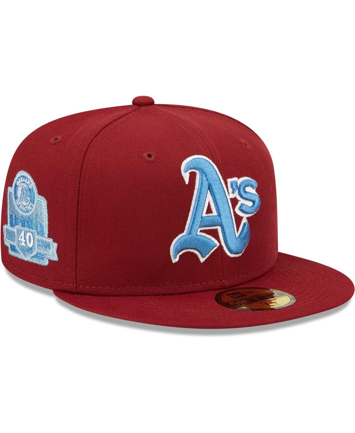 Click here for Mens New Era Cardinal Oakland Athletics 40th Anniv... prices