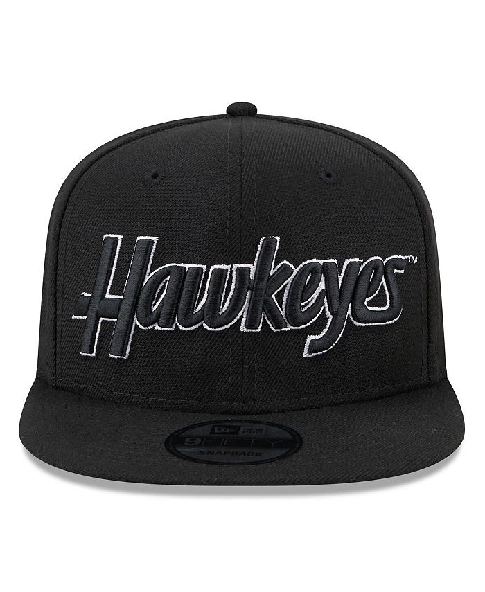 New Era Men's Black Iowa Hawkeyes Vice Undervisor 9FIFTY Snapback Hat ...