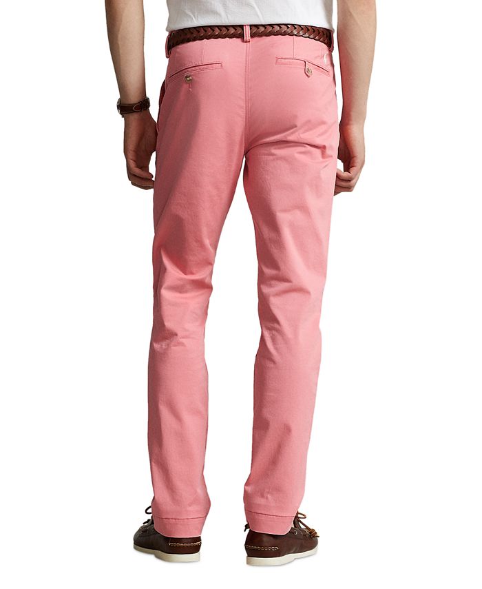 Polo Ralph Lauren Men's Stretch Slim Fit Chino Pants - Macy's