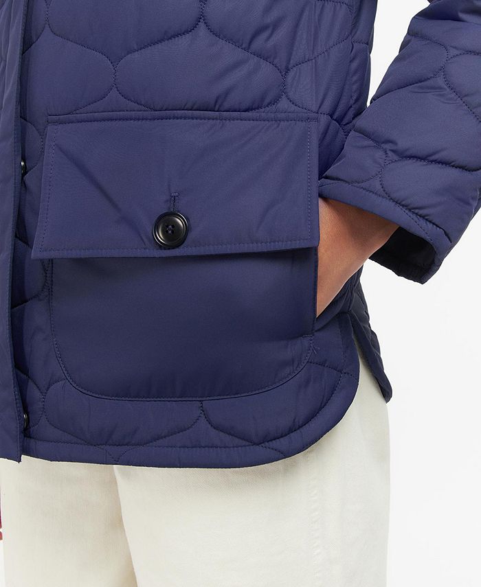 Barbour Women's Leilani Quilted Patch-Pocket Jacket - Macy's