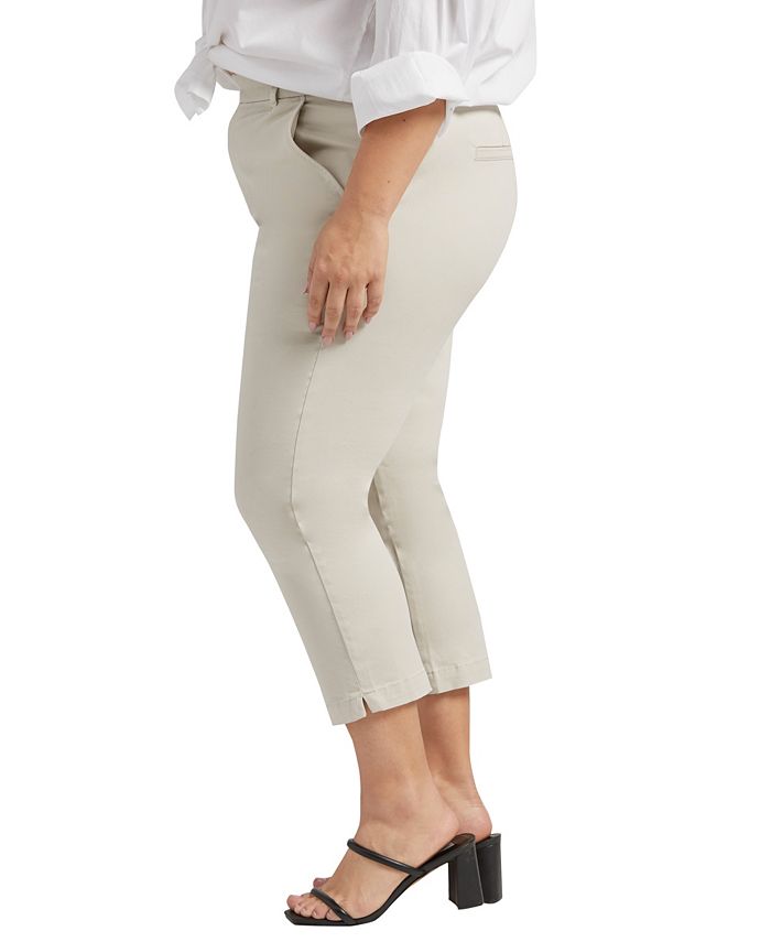 JAG Plus Size Maddie Mid Rise Capri Pants - Macy's