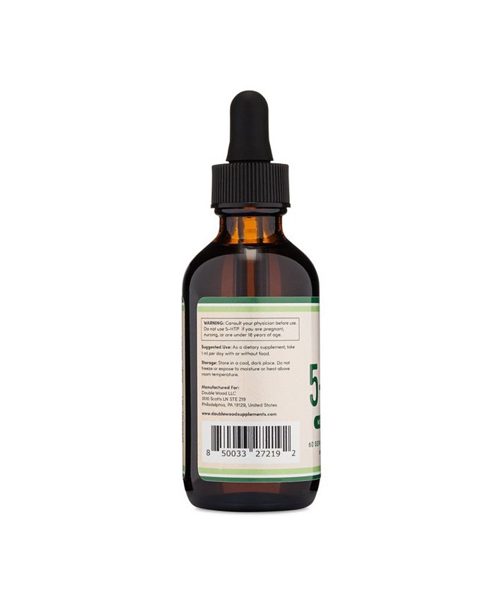 Double Wood Supplements 5-HTP Liquid Drops - 60 x 50 mg / mL servings ...
