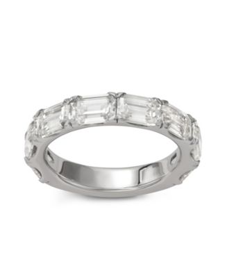 Charles & Colvard Moissanite Emerald Cut Wedding Band (4 5/8 ct. t.w ...