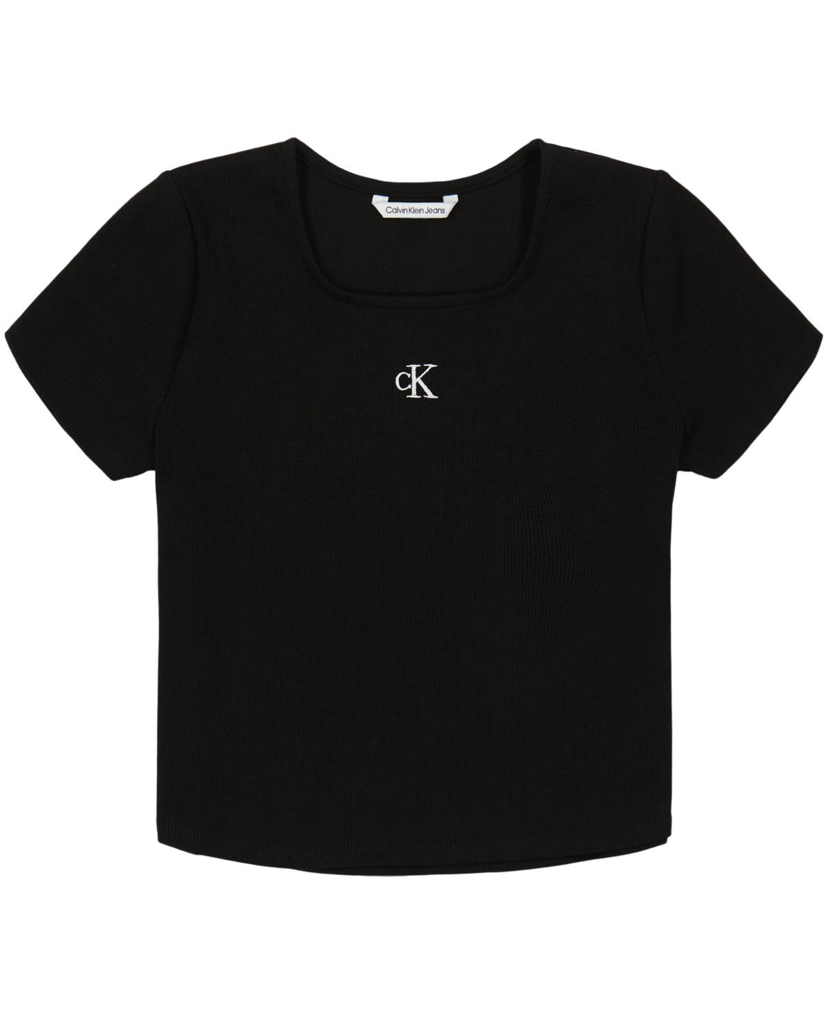 Click here for Calvin Klein Big Girls Short Sleeves Square Neck R... prices