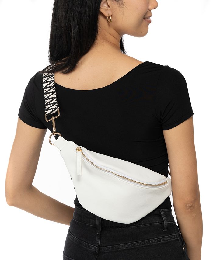 I.N.C. International Concepts Bean-Shaped Fanny Pack With Interchangeable Straps, Created for ...