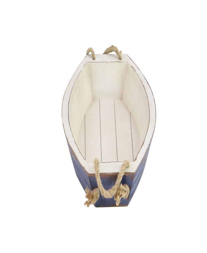 Rosemary Lane Wood Sail Boat Tray with Rope Handles, Set of 2, 23", 19 ...