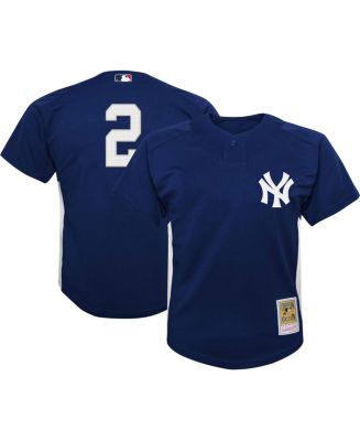 Mitchell & Ness Youth Boys and Girls Derek Jeter Navy New York Yankees ...