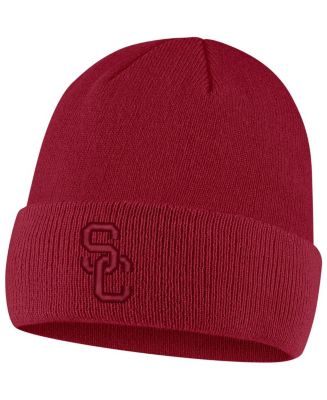 Men's Nike Cardinal USC Trojans Tonal Cuffed Knit Hat - Macy's