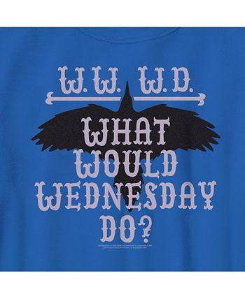 Netflix Boy's Wednesday WWWD What Would Wednesday Do Child T-Shirt - Macy's