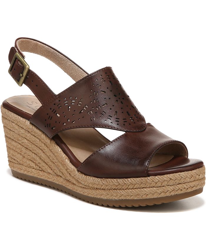 Soul Naturalizer Ocean Slingback Wedge Sandals - Macy's