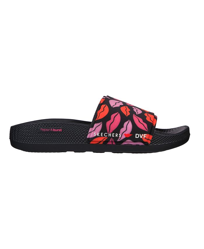 Skechers Women's DVF Hyper Slide Sandals from Finish Line - Macy's