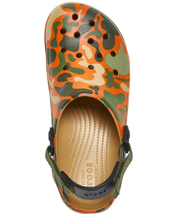 Crocs Men's Classic All-Terrain Camo Clogs from Finish Line - Macy's
