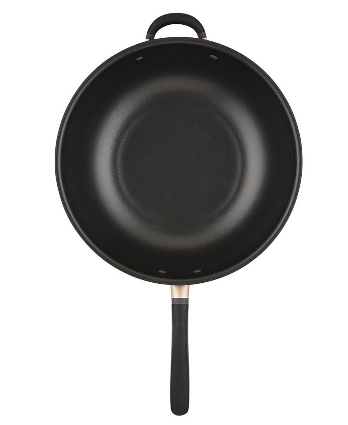Meyer Accent Series Hard Anodized Aluminium 12.75" Non-stick Stir-fry ...