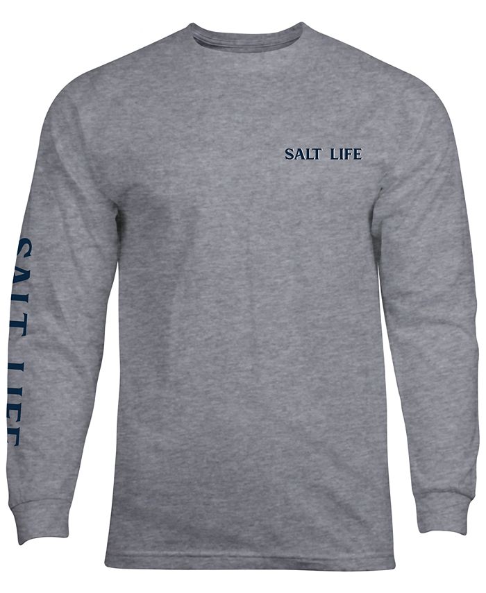 Salt Life Men's Salt Life All Waters Graphic Long-Sleeve T-Shirt - Macy's