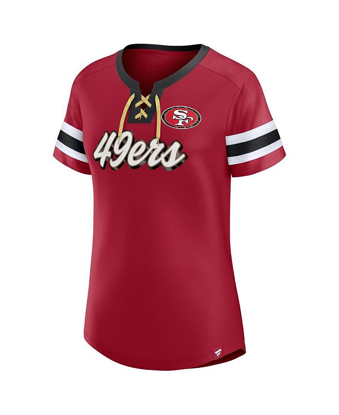 Fanatics Women's Scarlet San Francisco 49Ers Plus Size Original State ...